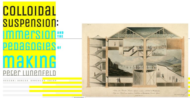 peter lunenfeld » Colloidal Suspension